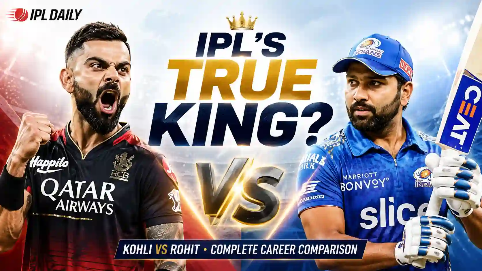 Virat Kohli vs Rohit Sharma IPL Stats: Who Rules IPL?